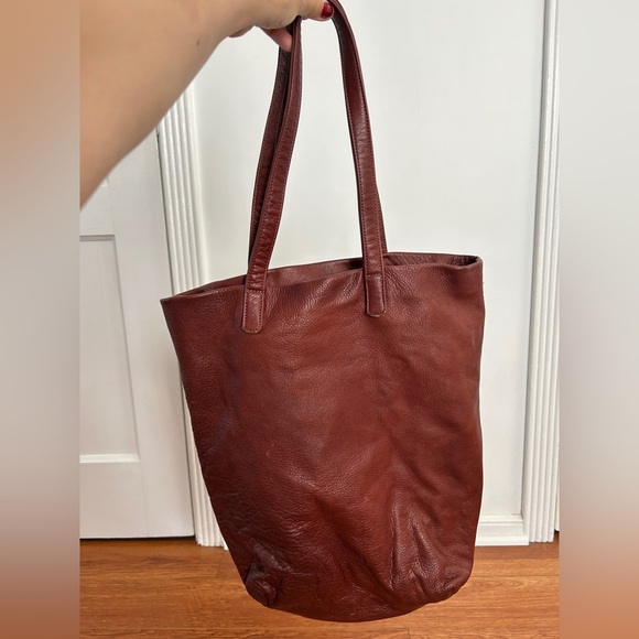 BAGGU | Bags | Baggu Leather Tote | Poshmark